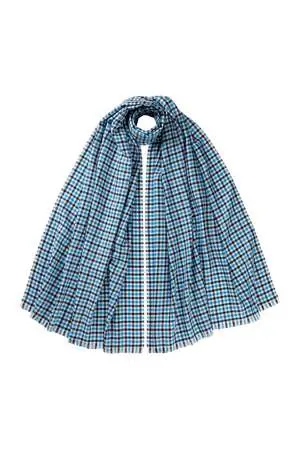 Johnstons Of Elgin Small Gingham Stole