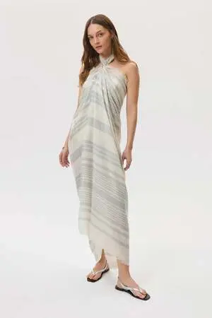 Johnstons Of Elgin Tissue Stripe Pareo