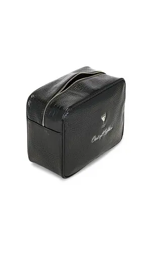 ABBODE Out Of Office Martini Croc Pouch - Black