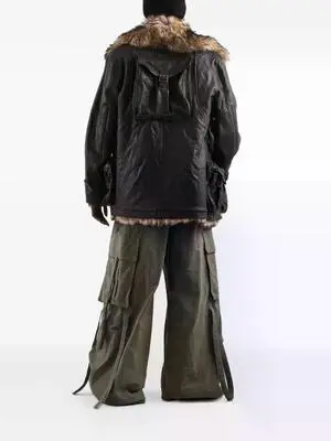 Dolce & Gabbana Fur-trimmed Pocket Coat