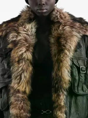 Dolce & Gabbana Fur-trimmed Pocket Coat