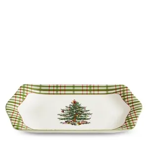 SPODE Christmas Tree Annual Dessert Tray