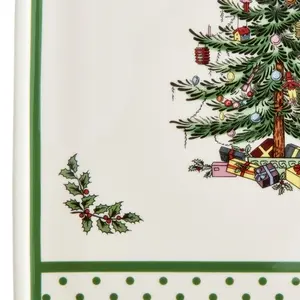 SPODE Christmas Tree Polka Dot Serving Board, 13.5