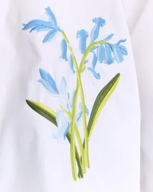 Stella McCartney Flower Embroidered Shirt - Pure White