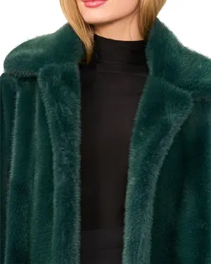 Ted Baker London Faux Fur Coat - Rain Forest