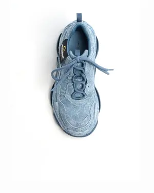Balenciaga Triple S Workwear Sneakers - Blue Multi