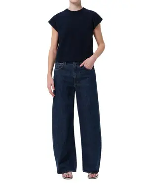 AGOLDE Low Curve High Rise Barrel Jeans - Pendulum