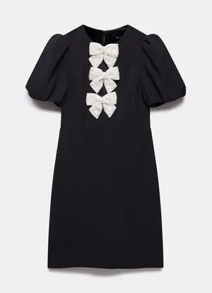 Mint Velvet Bow Detail Mini Dress
