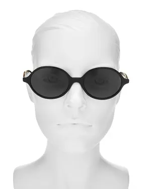 Khaite X Oliver Peoples Oval Sunglasses