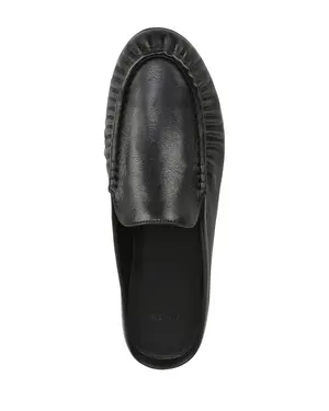 Vince Tevin Loafer Mules - Black