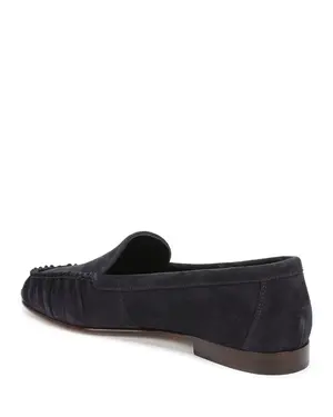 Veronica Beard Prilla Loafer Flats - Navy