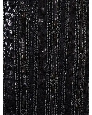 Aidan Mattox Beaded Cape Gown