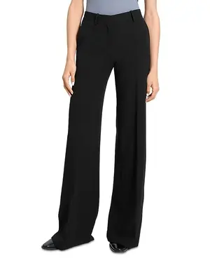 Theory Black Flared Skirt