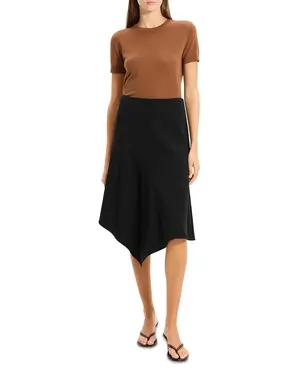 Theory Panel Drape Skirt