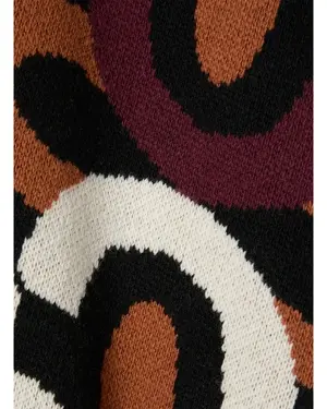 La DoubleJ Maiolika Wool Robe - Multicolor