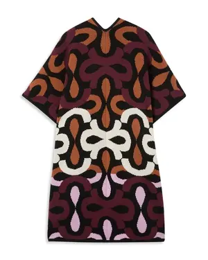 La DoubleJ Maiolika Wool Robe - Multicolor
