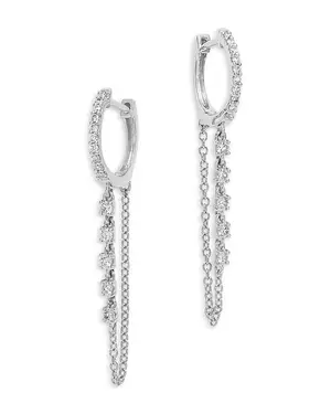 Bloomingdale'S Diamond Drop Earrings - White Gold