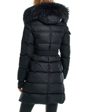Sam. Infinity Down Coat With Shearling Trimmed Hood