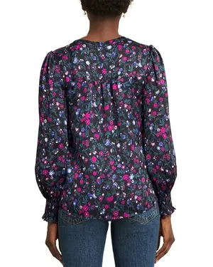 HOBBS LONDON Tasha Button Front Blouse