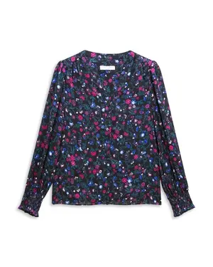 HOBBS LONDON Tasha Button Front Blouse
