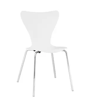 MODWAY Ernie Dining Side Chair - White