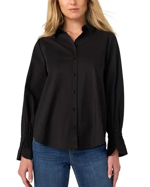 LIVERPOOL Collared Button-front Top