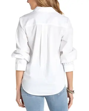 LIVERPOOL Collared Button-front Top