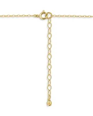 Aqua Cubic Zirconia Pendant Necklace