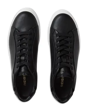 REISS Francesca Low Top Sneaker - Black