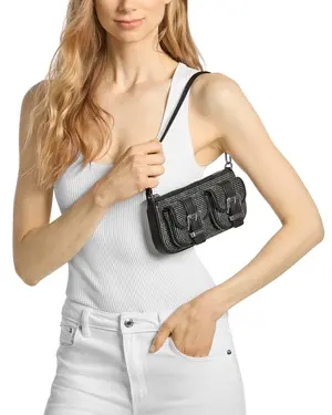Michael Kors Leather Convertible Pouchette