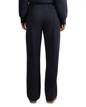 REISS Jemma Wide Leg Joggers - Navy