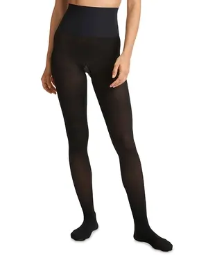 Commando Rib-knit Tights - Black