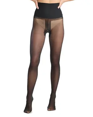 Commando Glitter Sheer Tights - Black Sparkle