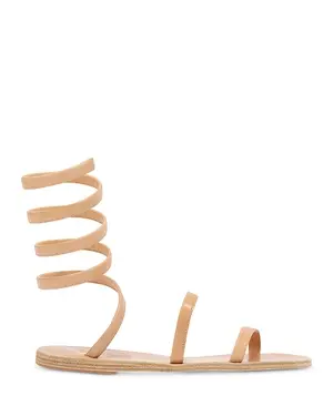 ANCIENT GREEK SANDALS Ofis Ankle Coil Sandals - Natural