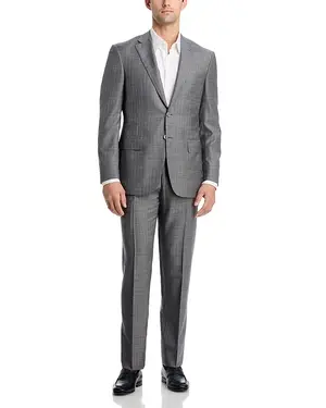Canali Sienna Denim-effect Stripe Regular Fit Suit