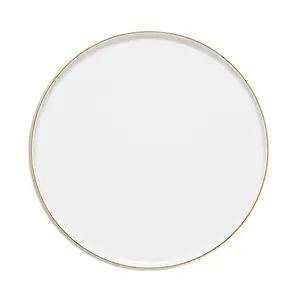 COSTA NOVA Resonance Round Dinner Plate - White