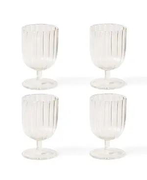 FLECK Kira Stemware Chalice Set Of 4 - Clear