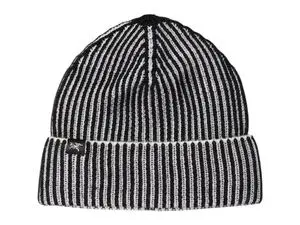 Arc'teryx Ribbed Toque Beanie - Black/arctic Silk
