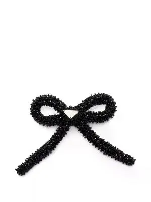 Prada Crystal-embellished Hair Clip - Black