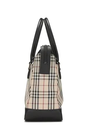 Burberry Jacquard Check Handbag