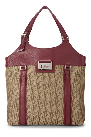 Dior Diorissimo Canvas Street Chic Tote - Red