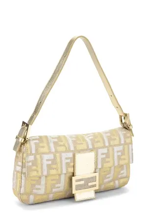 Fendi Metallic Lurex Baguette