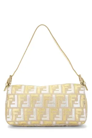 Fendi Metallic Lurex Baguette