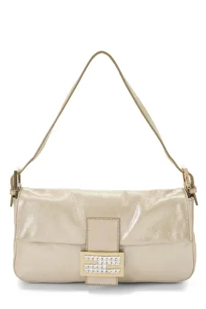 Fendi Metallic Lurex Baguette - Gold