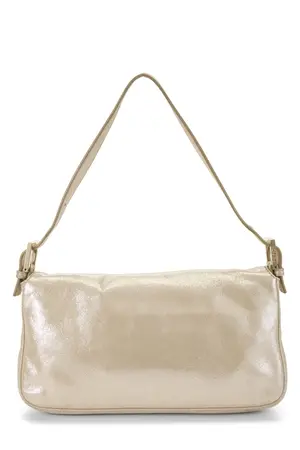 Fendi Metallic Lurex Baguette Bag - Gold