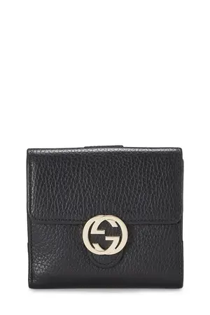 Gucci Interlocking French Wallet - Black