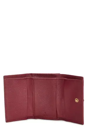 Gucci Bamboo Compact Wallet - Red