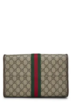 Gucci Gg Supreme Bowler Handbag - Brown
