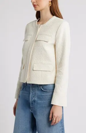 Nordstrom Collarless Jacket