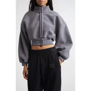 Alexander Wang Crop Jacket - Alloy